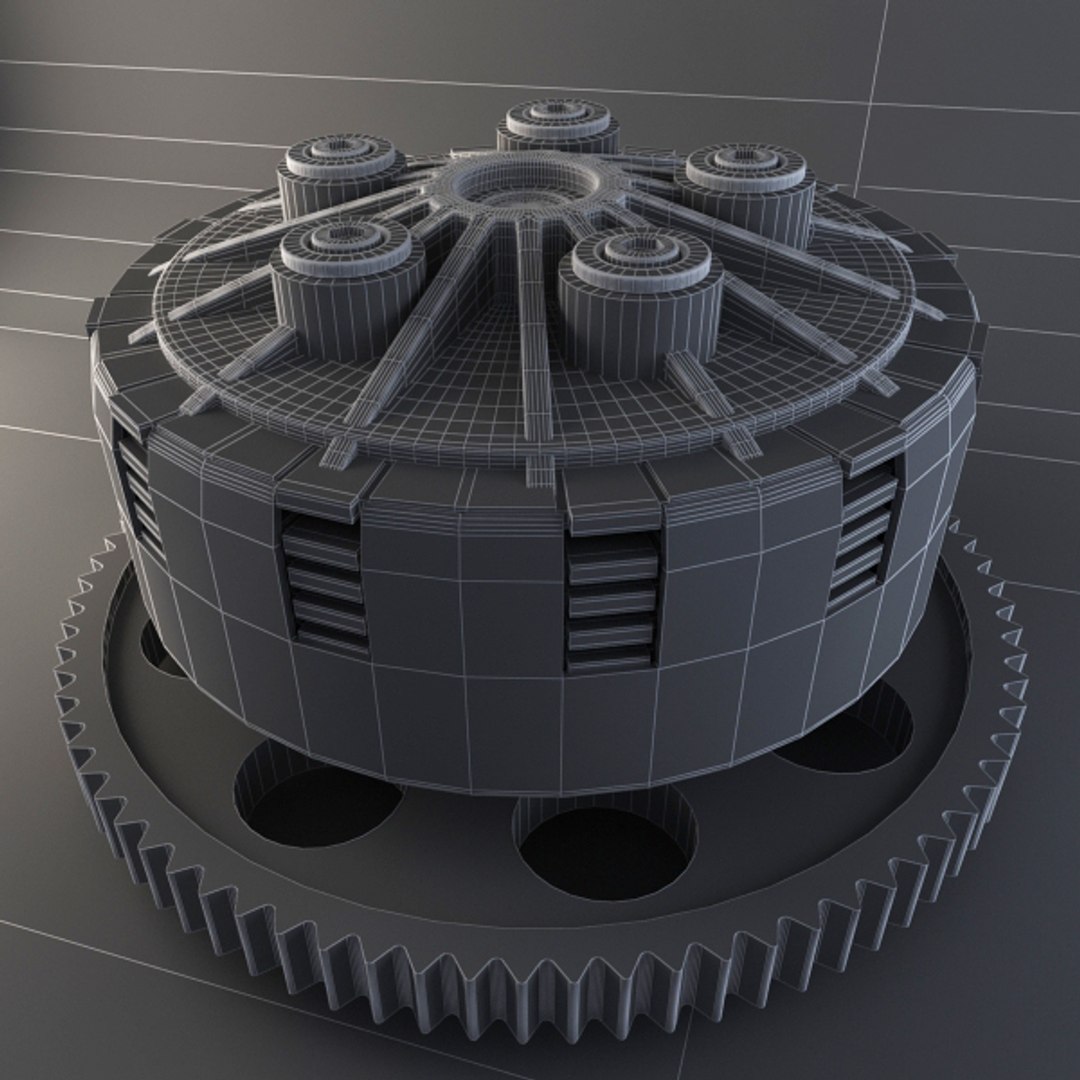 Ducati Motorcycle Clutch 3d Model