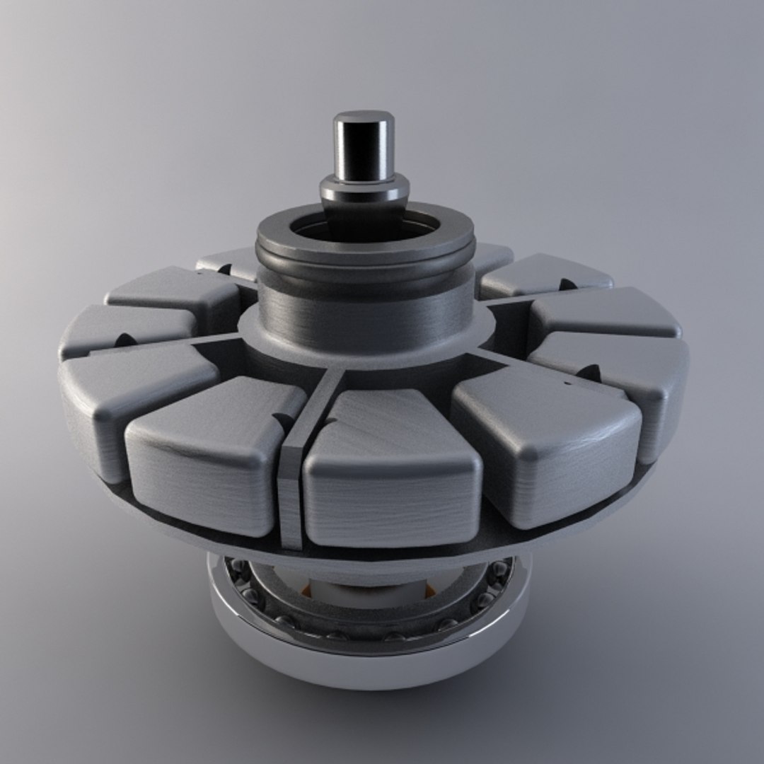Ducati Motorcycle Clutch 3d Model