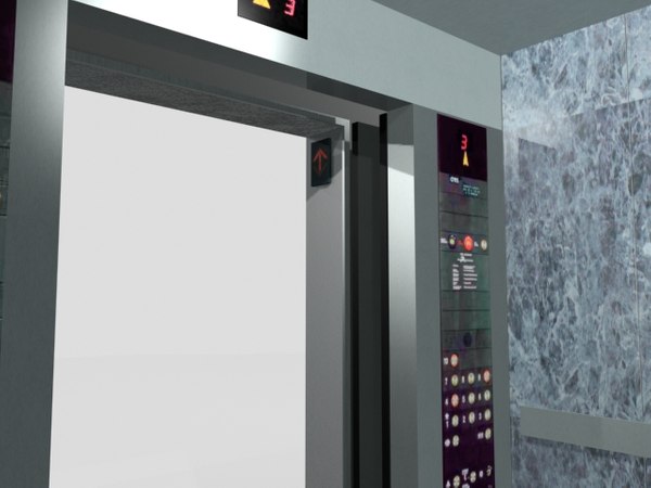 3d elevator set