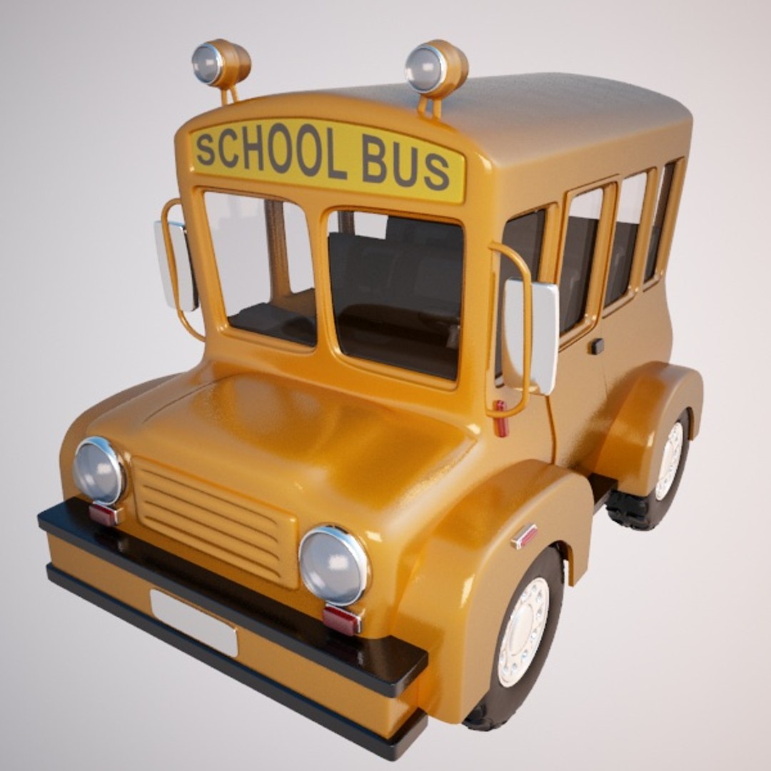3d School Bus