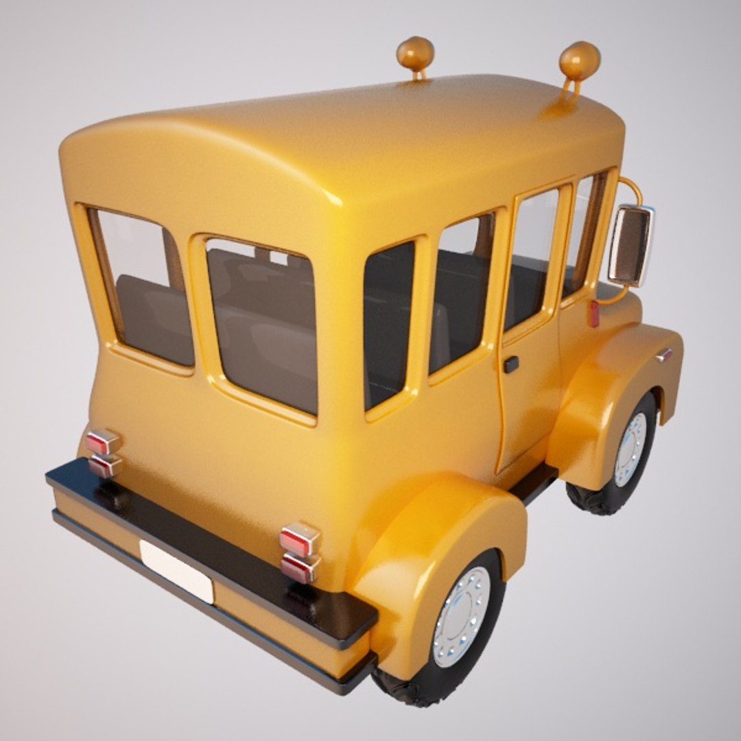 3d School Bus