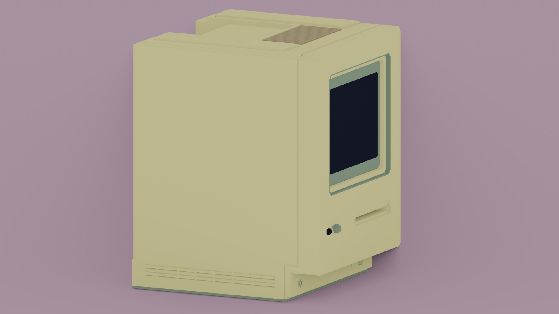 3D model Retro Personal Computer monitor toy - TurboSquid 1959513