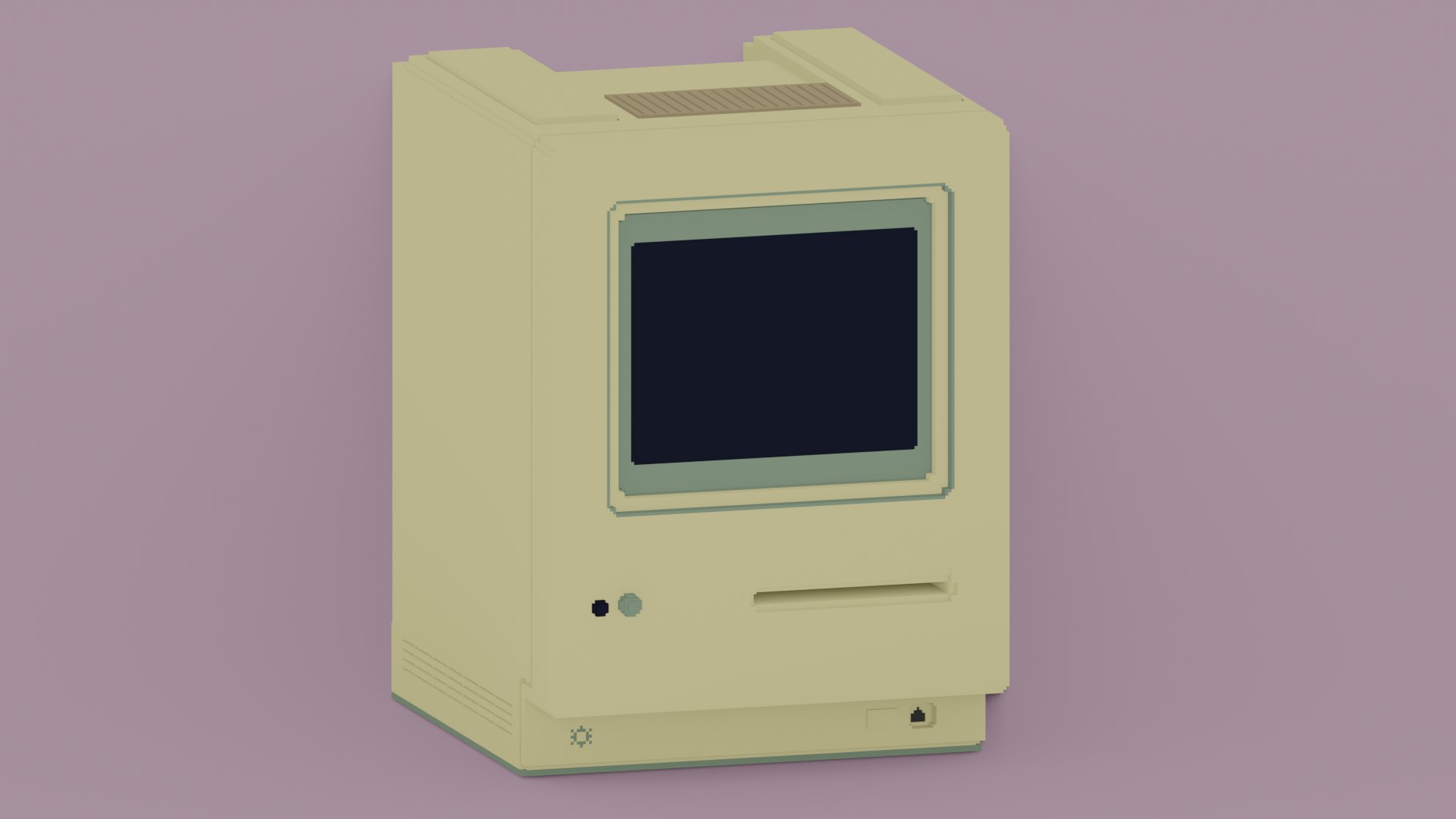 3D model Retro Personal Computer monitor toy - TurboSquid 1959513