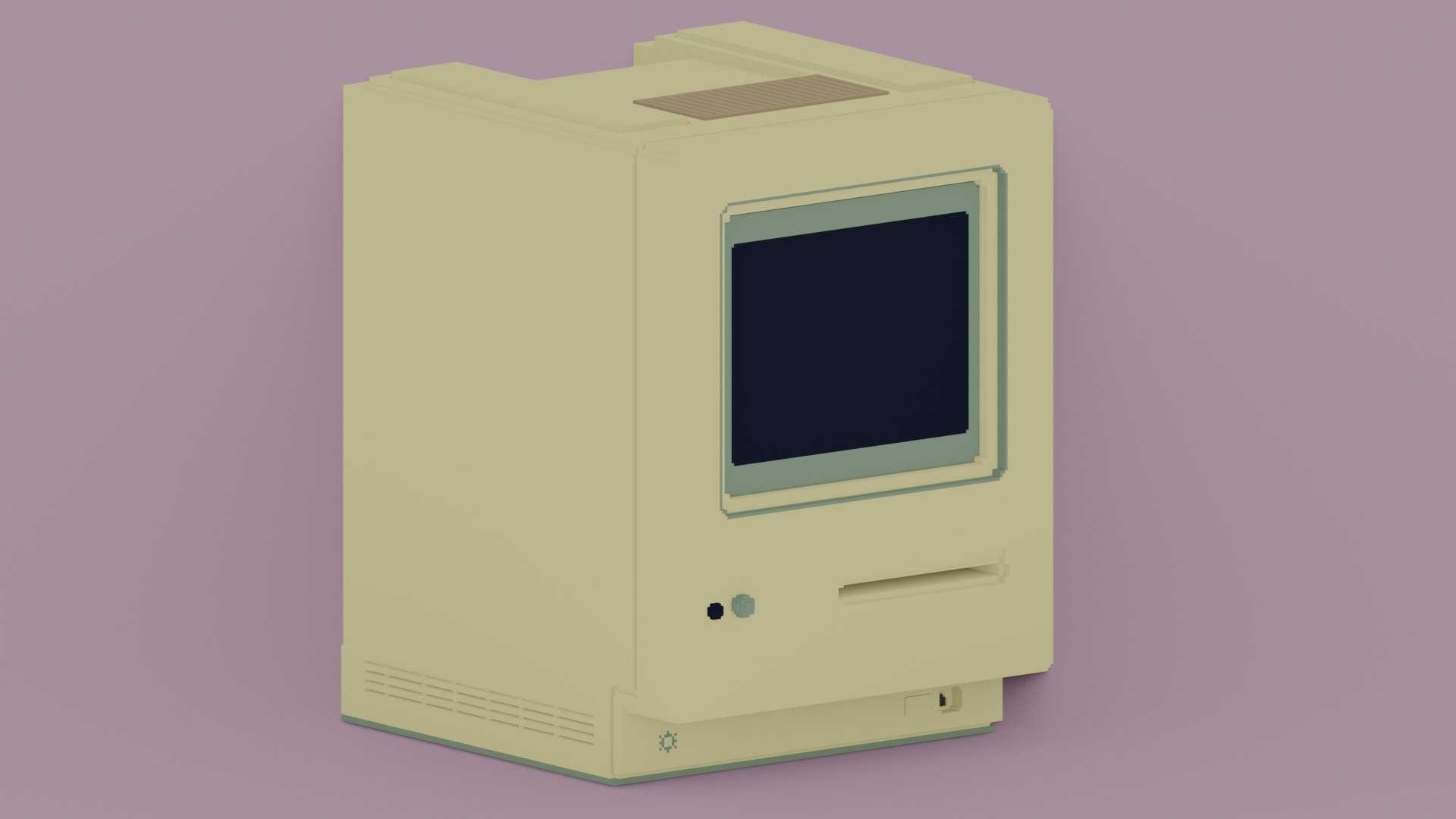 3D model Retro Personal Computer monitor toy - TurboSquid 1959513