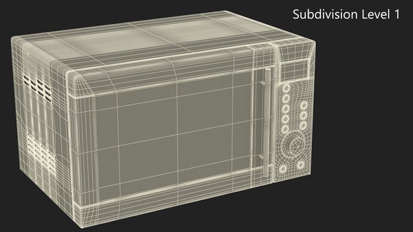 modelo 3d Horno Microondas Smeg - TurboSquid 2216671