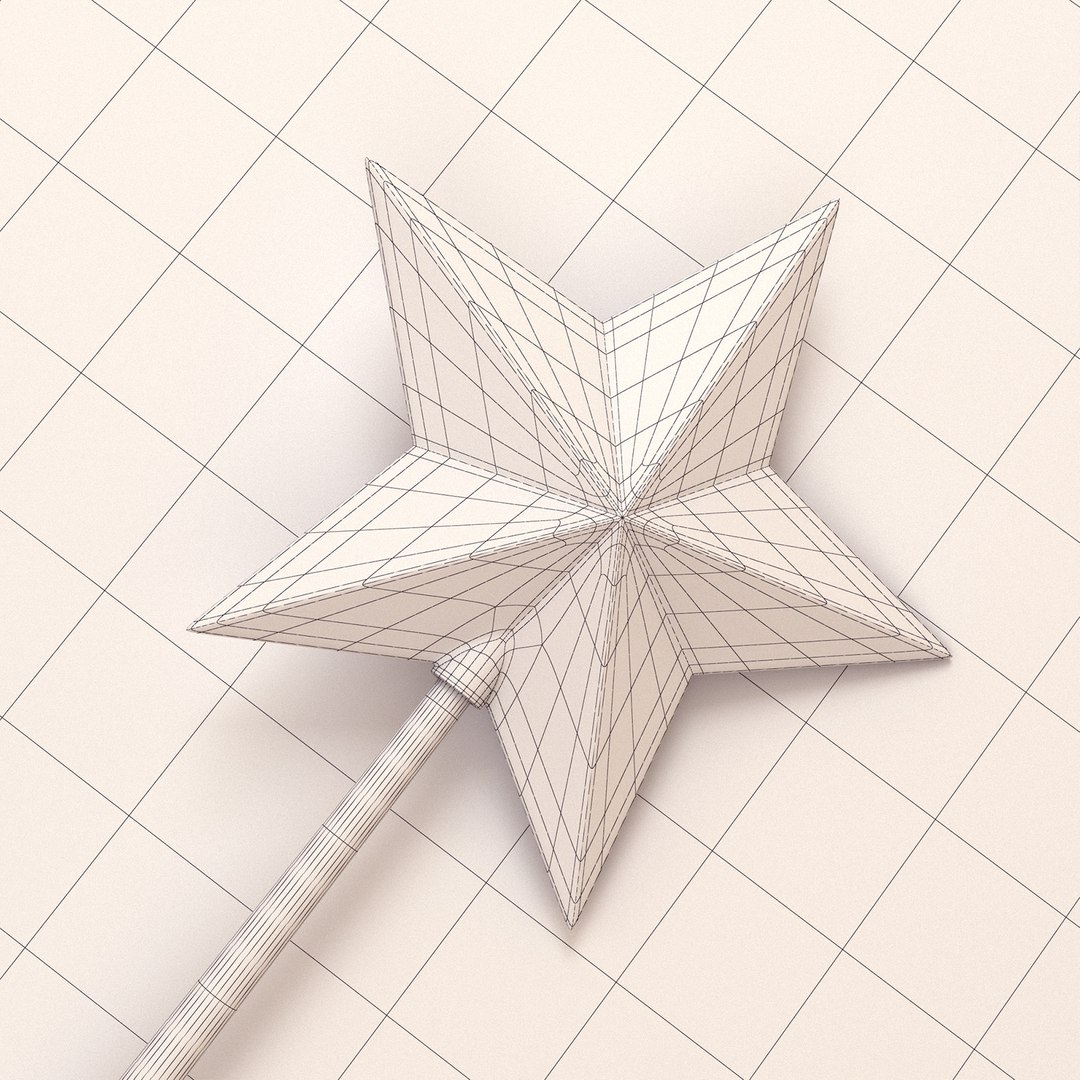 Magic Wand 3D Model - TurboSquid 1207588