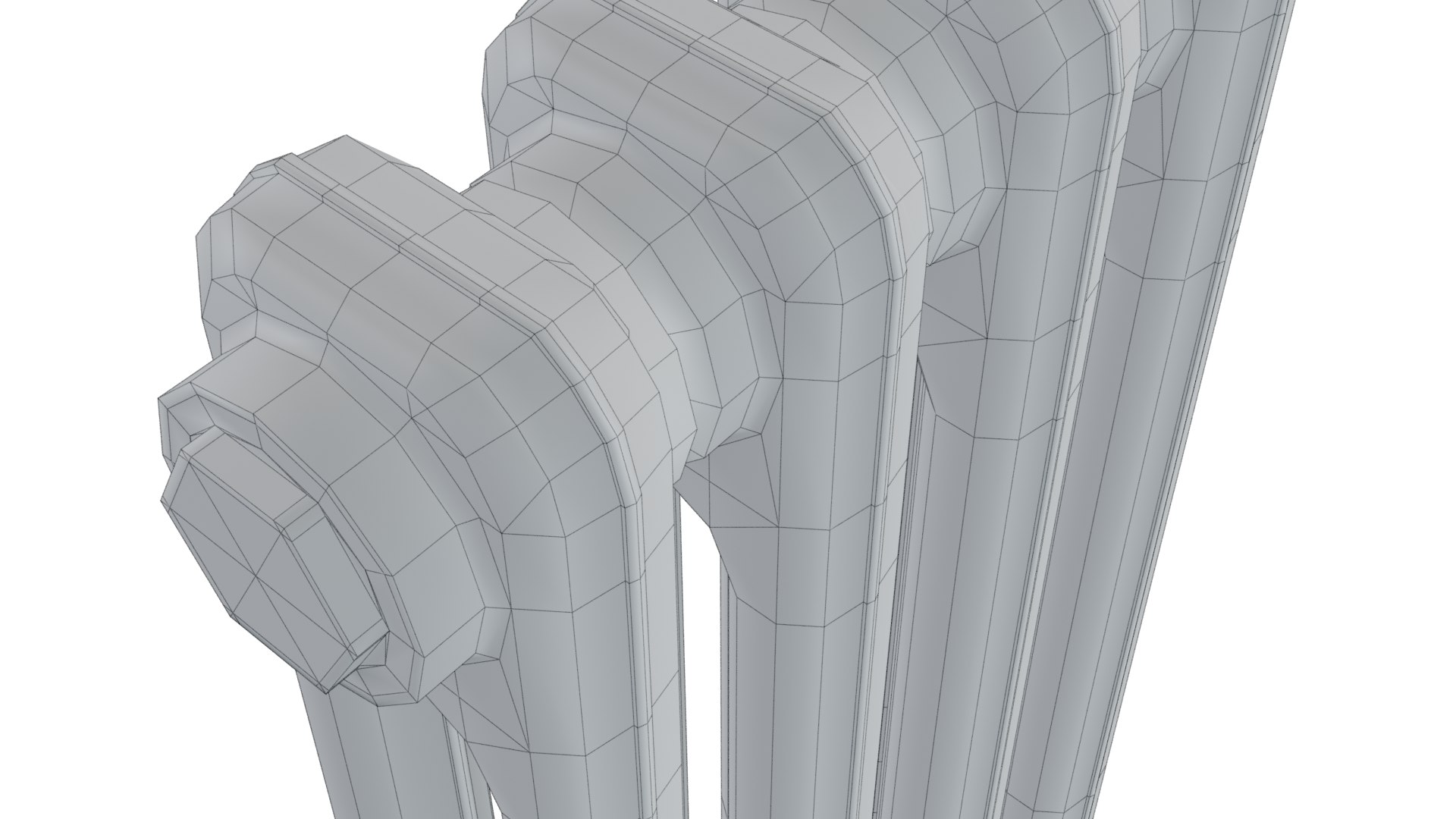 3D Classic Cast Iron Radiator 2C4 Model - TurboSquid 2357389