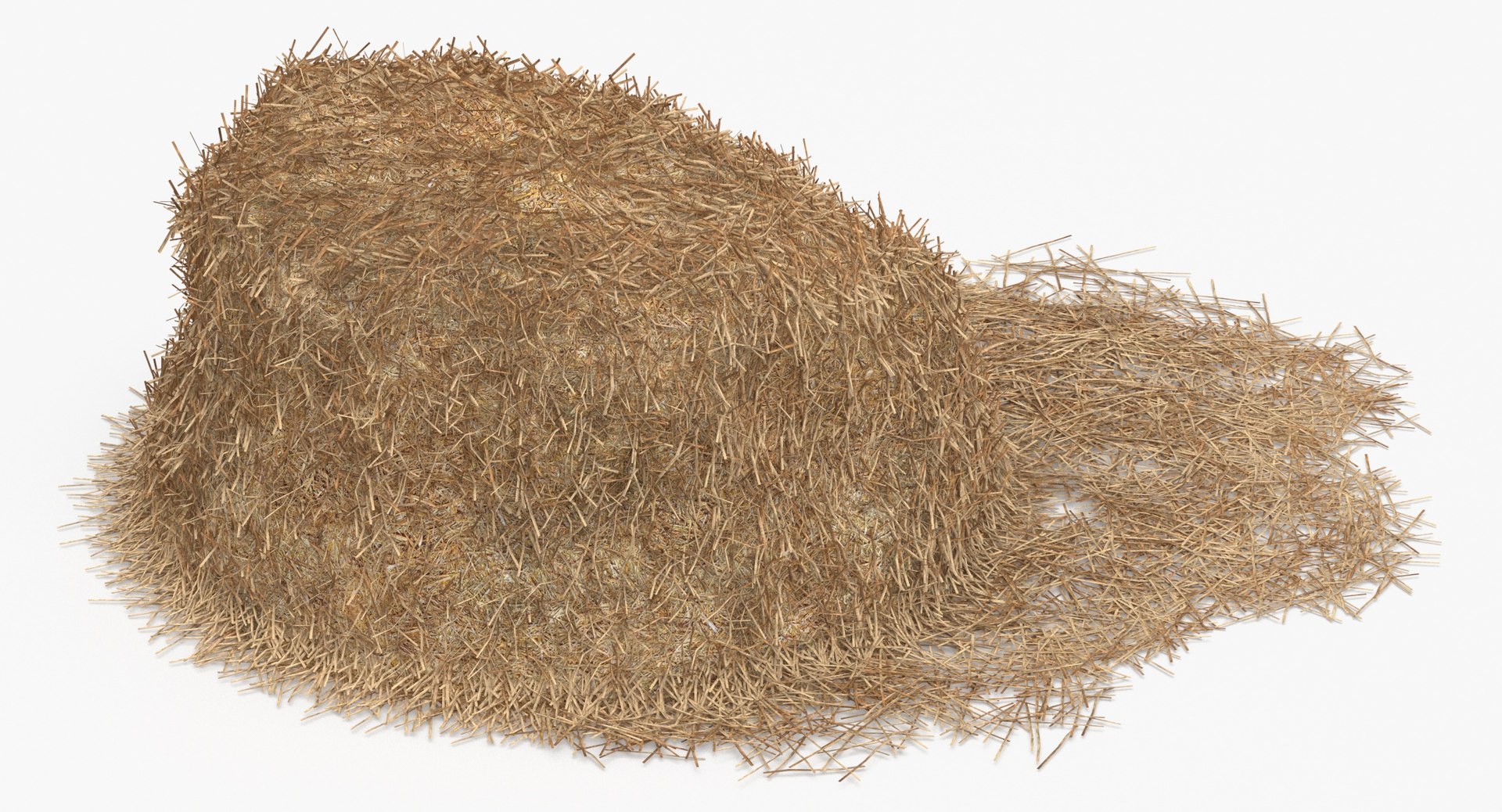 3D Hay Bales 02 Solid and Debris - TurboSquid 2071194