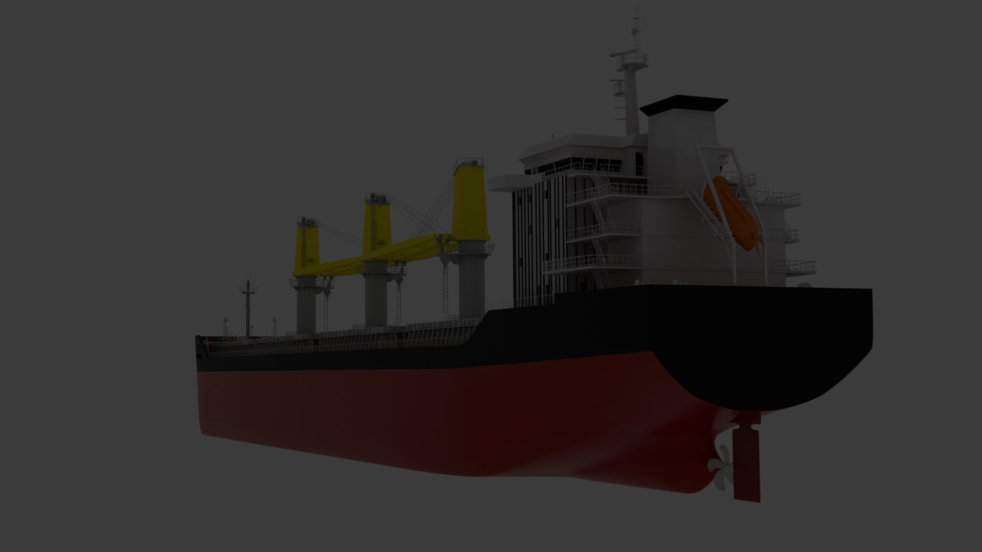 Bulk Carrier 20000 DWT 3D Model - TurboSquid 2188300