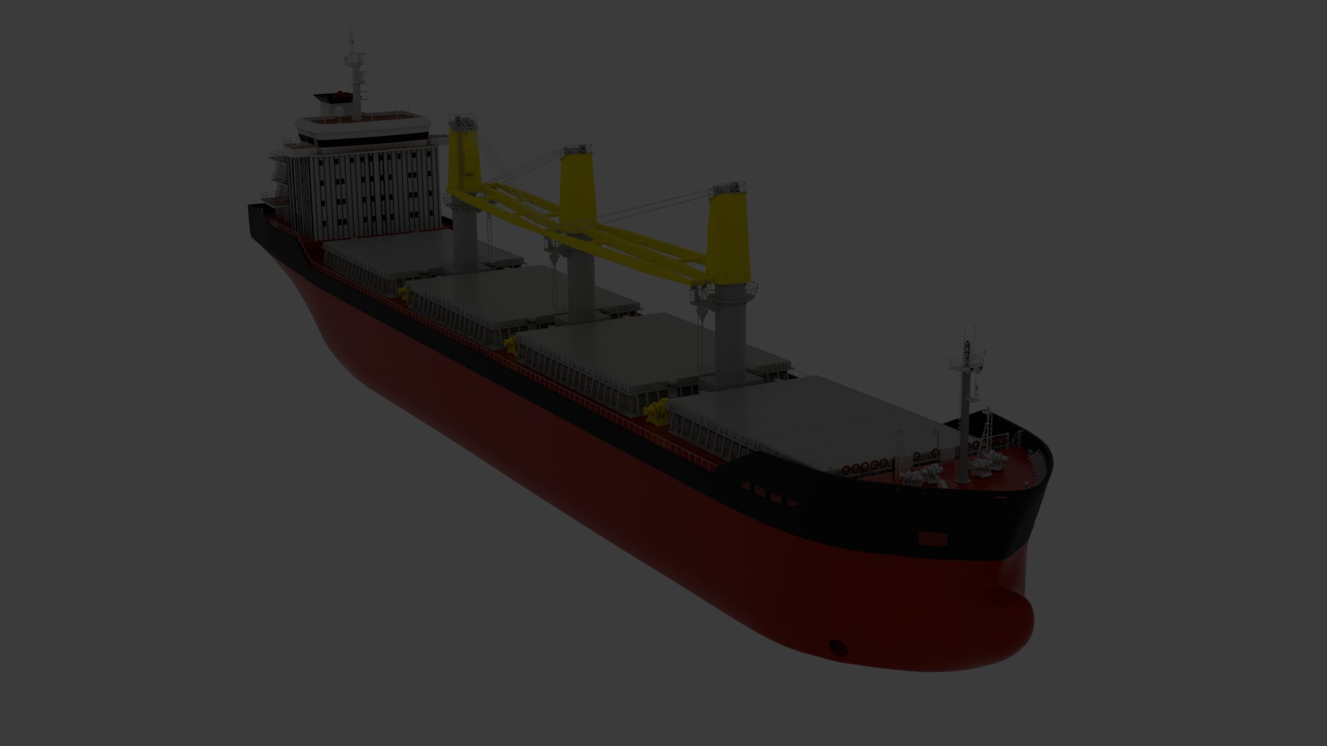 Bulk Carrier 20000 DWT 3D Model - TurboSquid 2188300