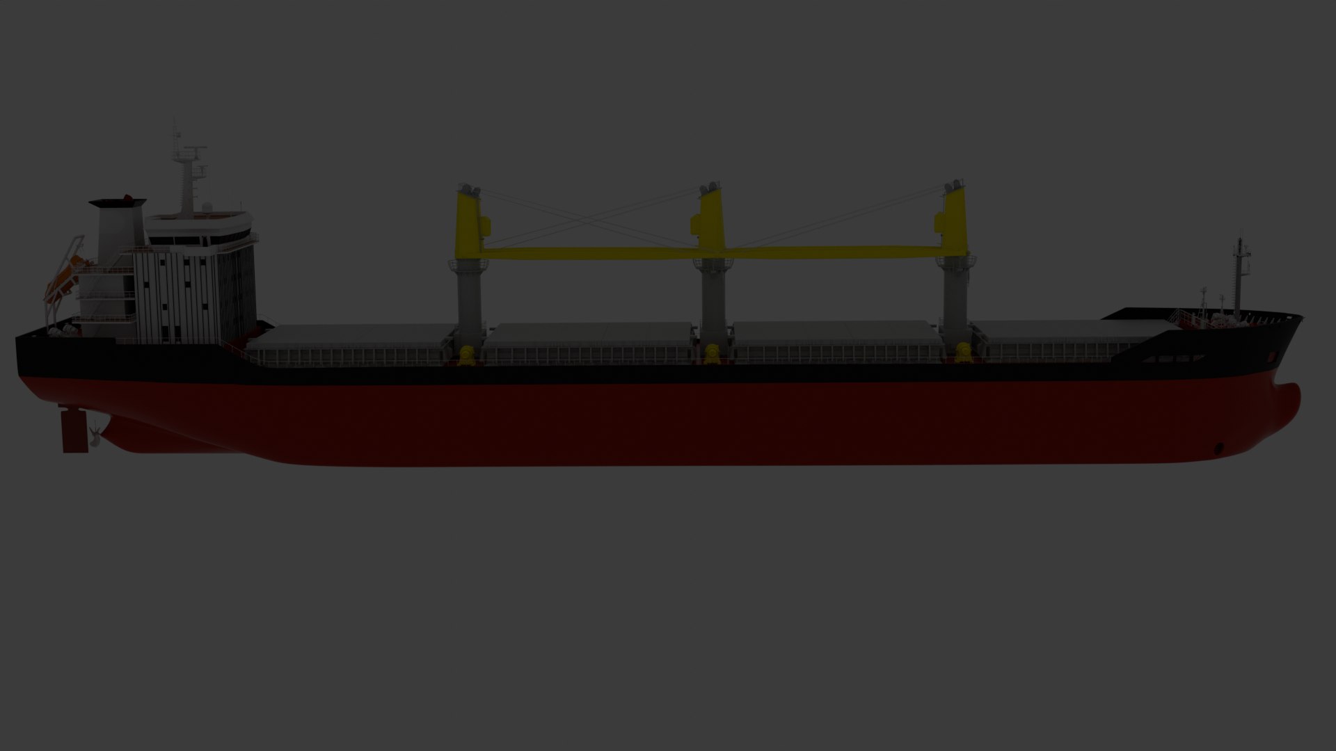Bulk Carrier 20000 DWT 3D Model - TurboSquid 2188300