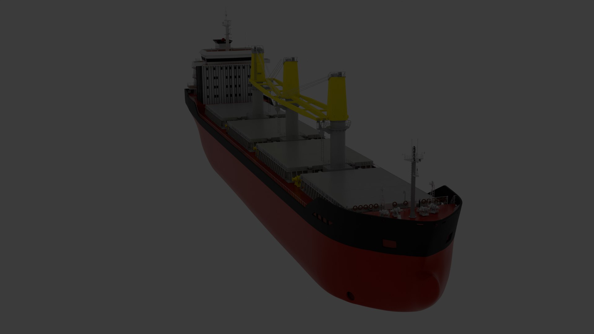 Bulk Carrier 20000 DWT 3D Model - TurboSquid 2188300