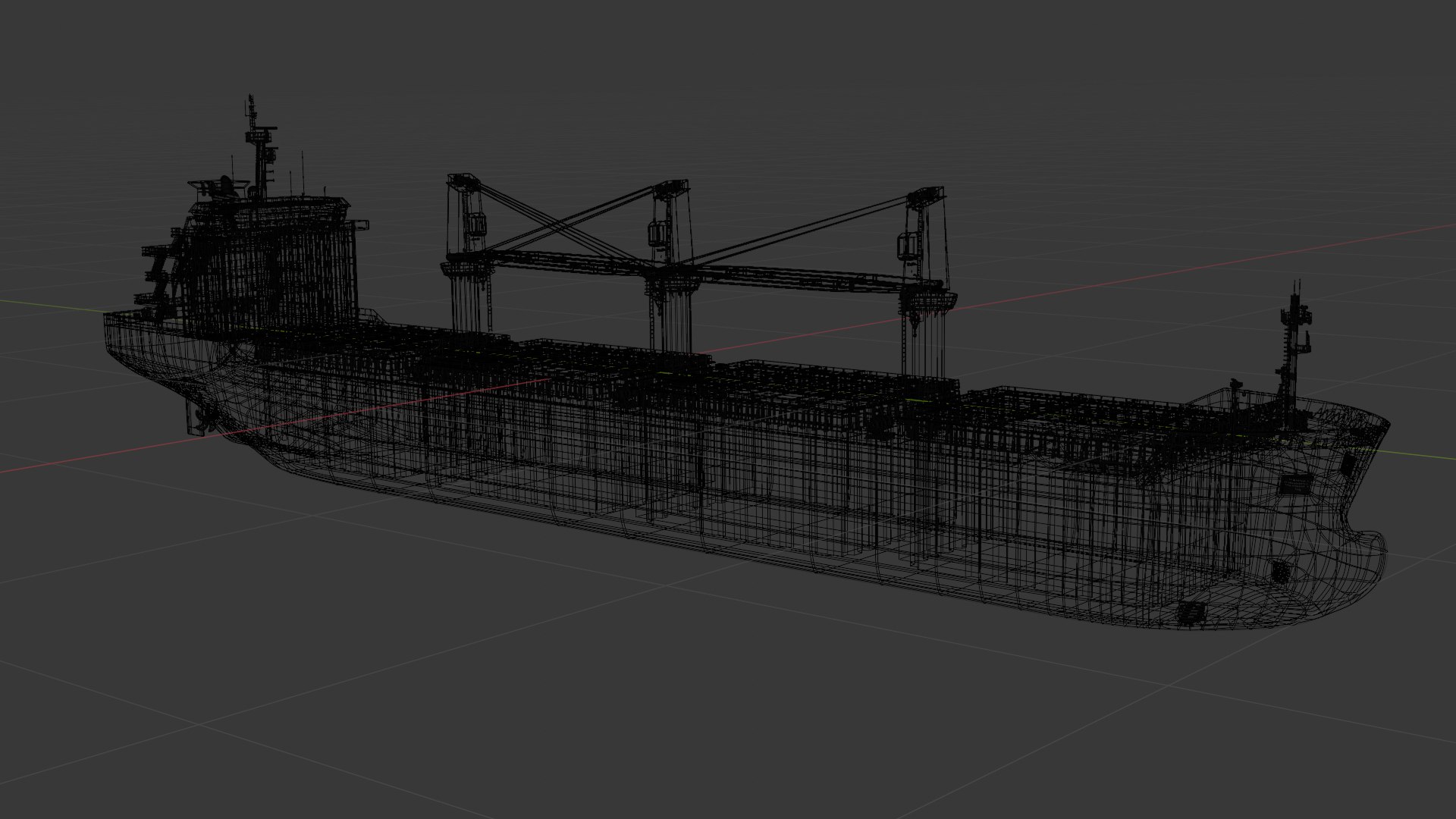 Bulk Carrier 20000 DWT 3D Model - TurboSquid 2188300