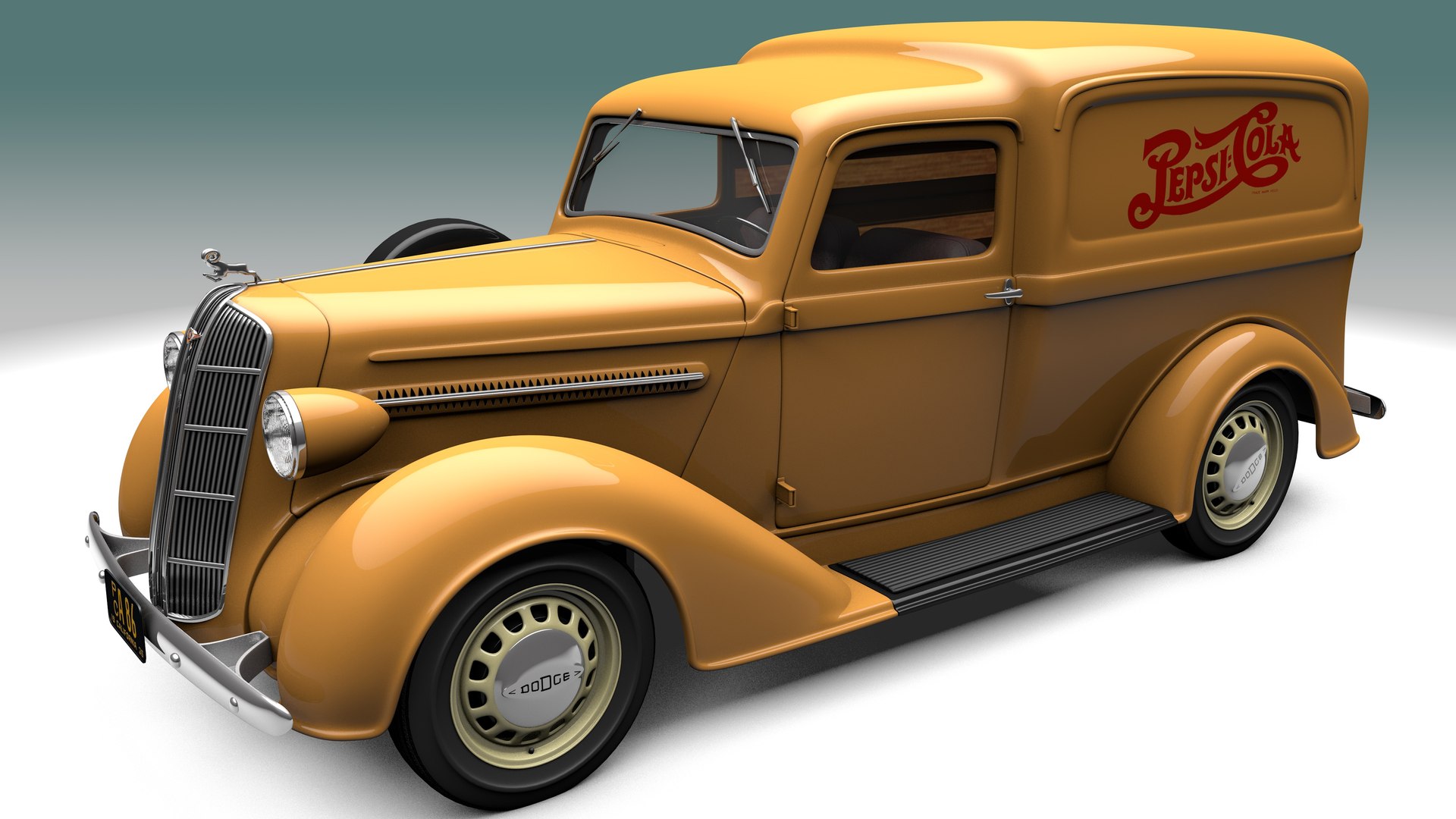 3D Panel Van Dodge - TurboSquid 1620669