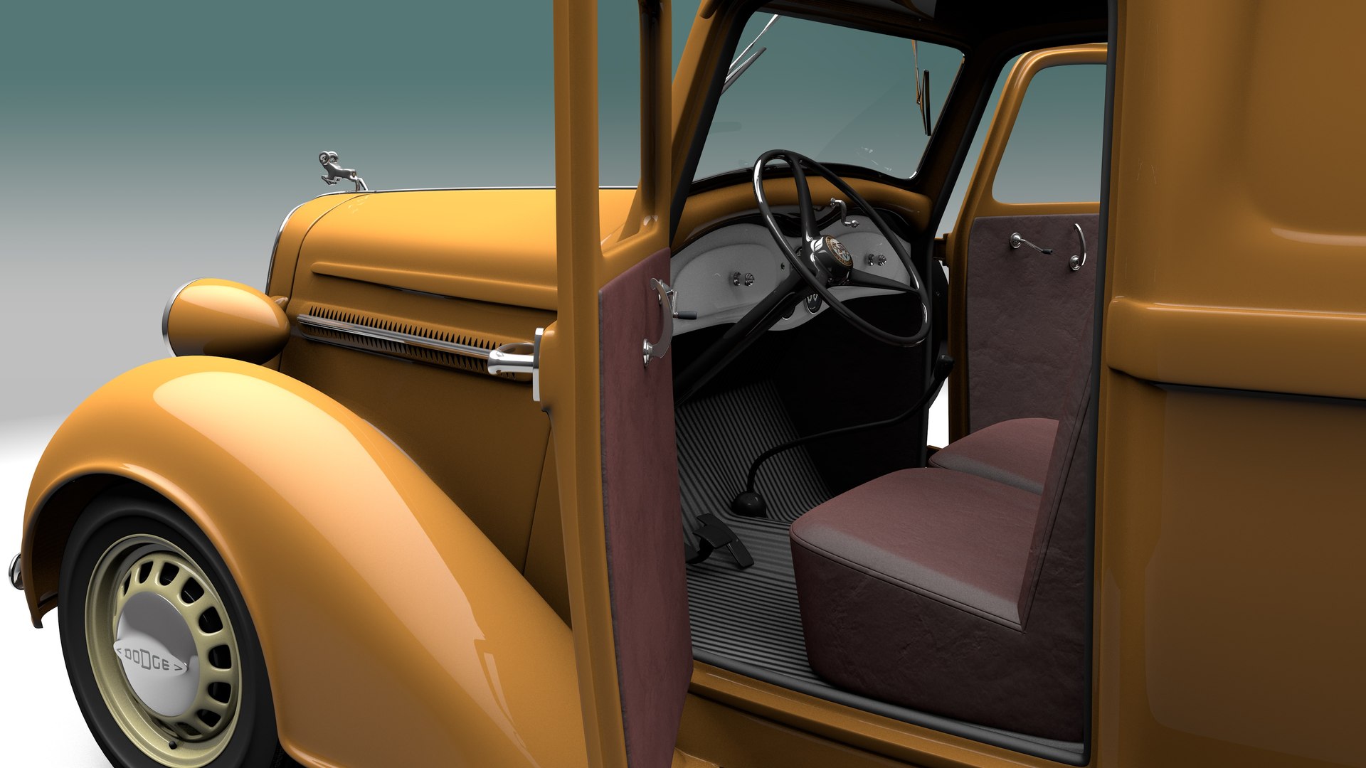 3D Panel Van Dodge - TurboSquid 1620669