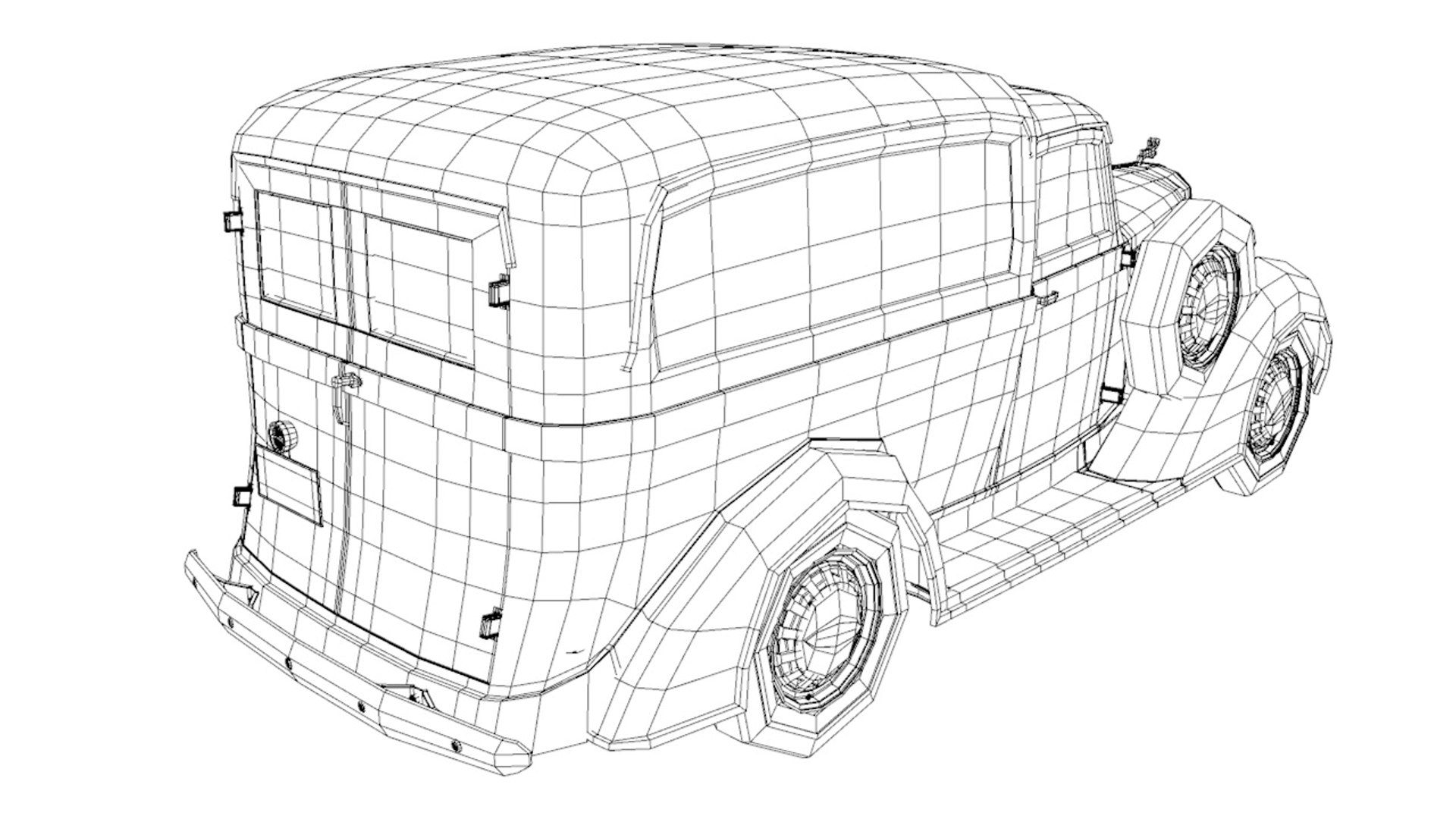 3D Panel Van Dodge - TurboSquid 1620669