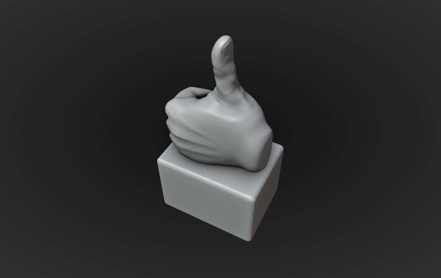 3D Thumbs Up Motivational Reminder - TurboSquid 2253491