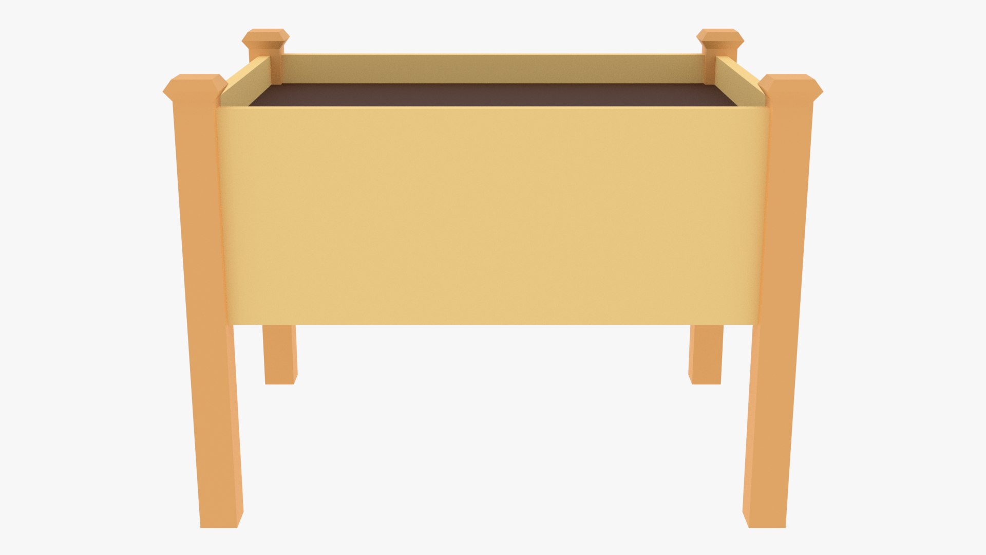 Elevated Planter Box 3D Model - TurboSquid 1549392