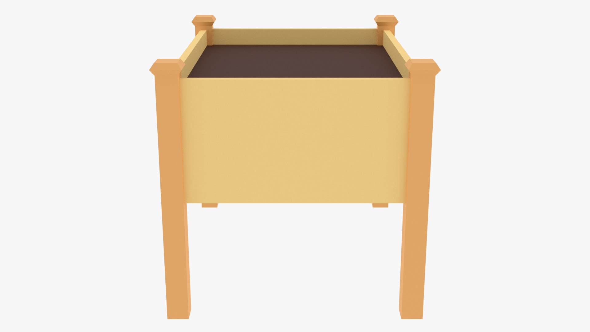 Elevated Planter Box 3D Model - TurboSquid 1549392