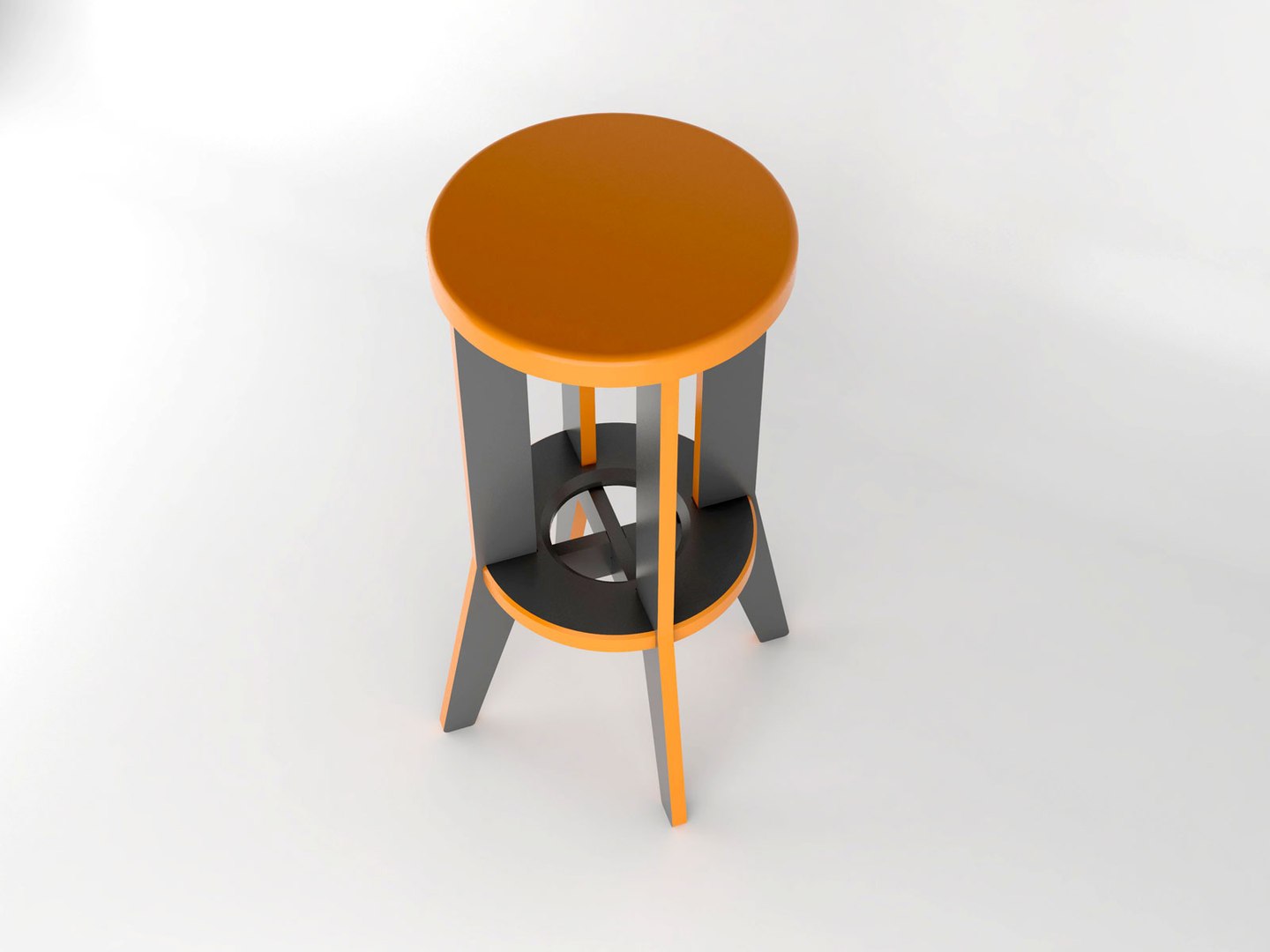 3D Bar Stool Cnc - TurboSquid 1369915