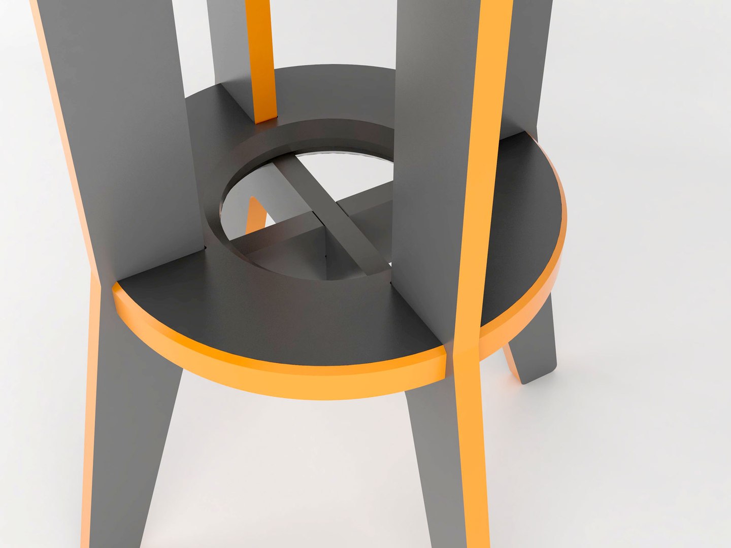 3D Bar Stool Cnc - TurboSquid 1369915