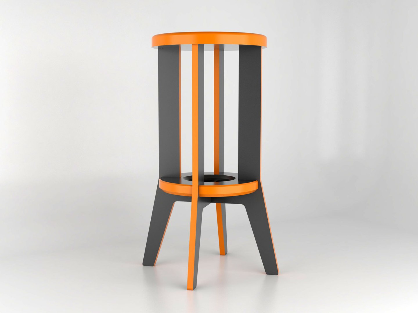 3D Bar Stool Cnc - TurboSquid 1369915