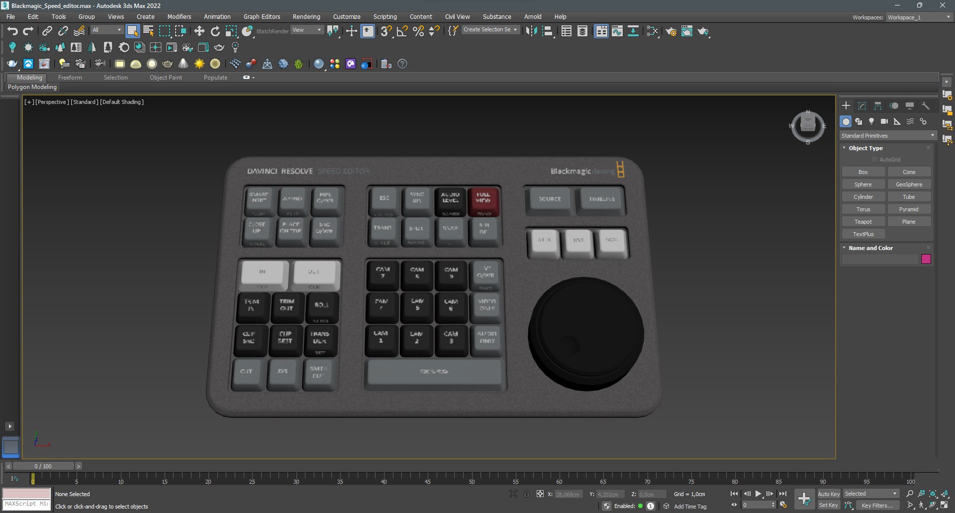 3D Blackmagic Speed Editor - TurboSquid 2124844