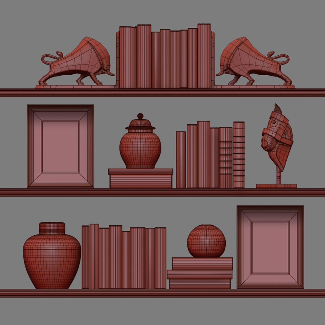 3D Model Decoration Set - TurboSquid 1542103