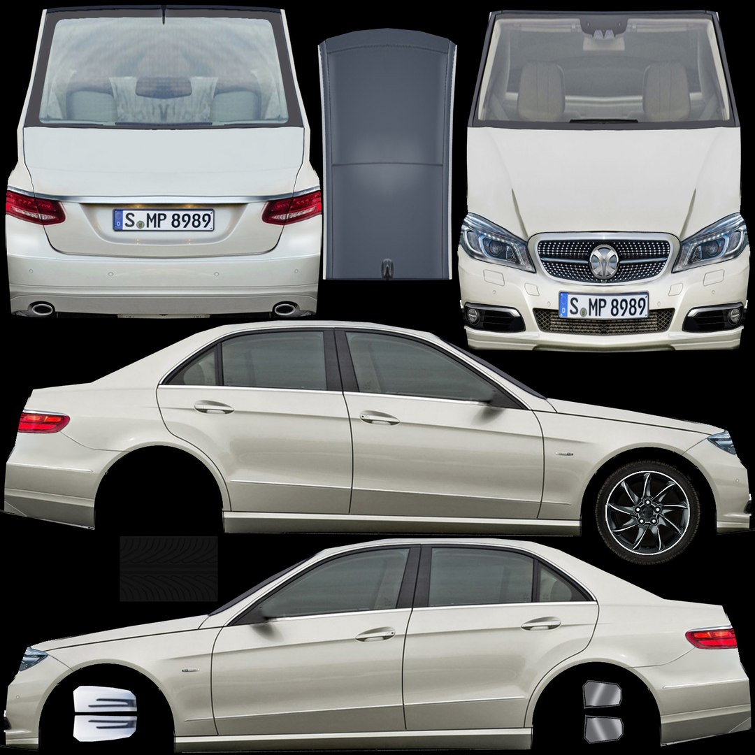 Generic Sedan 3d Model