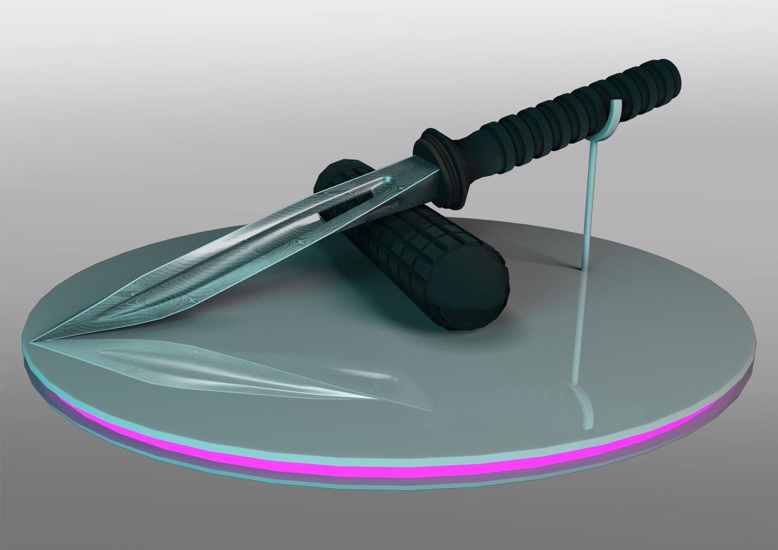 Military twist dagger 3D - TurboSquid 1583898