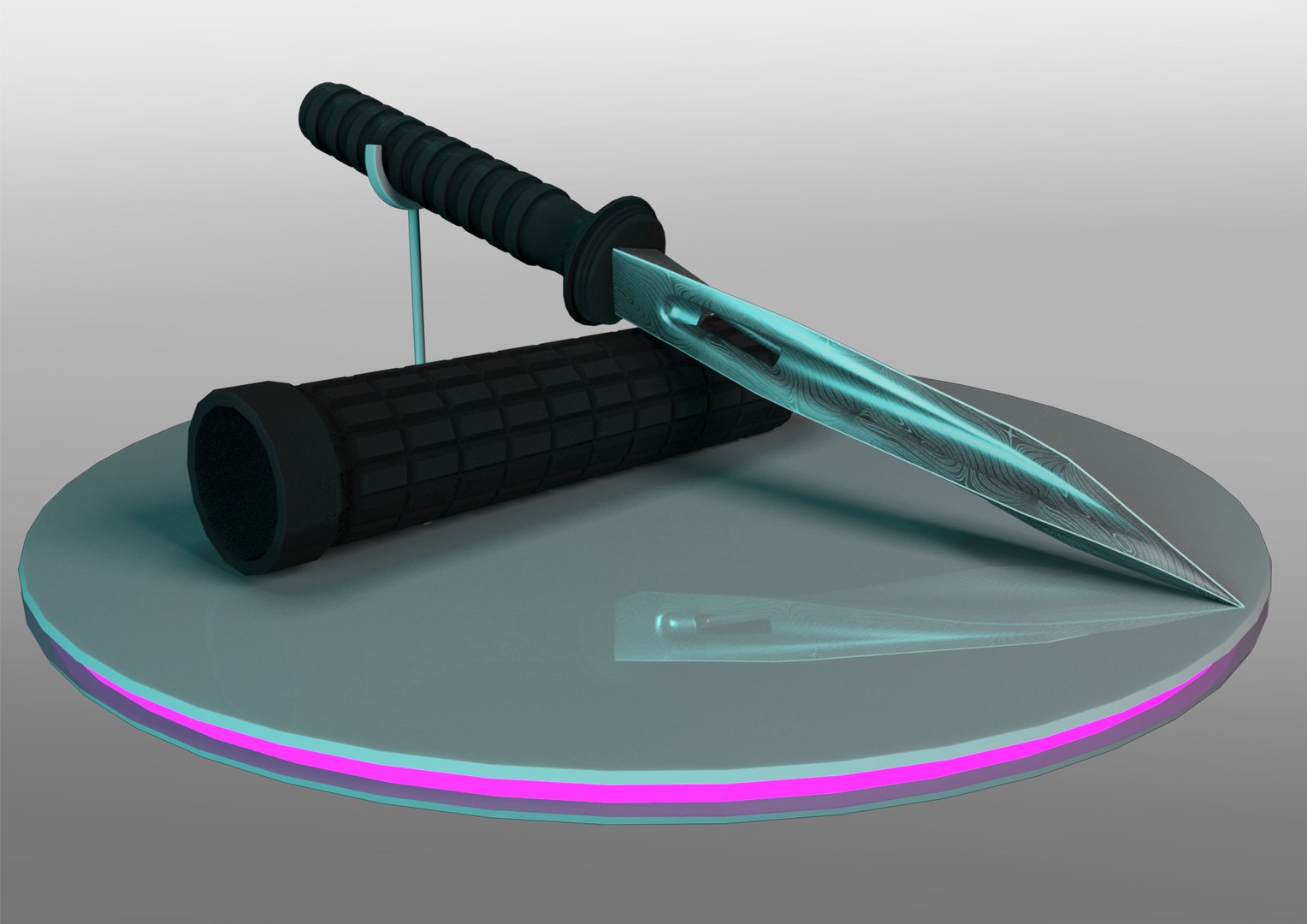 Military twist dagger 3D - TurboSquid 1583898