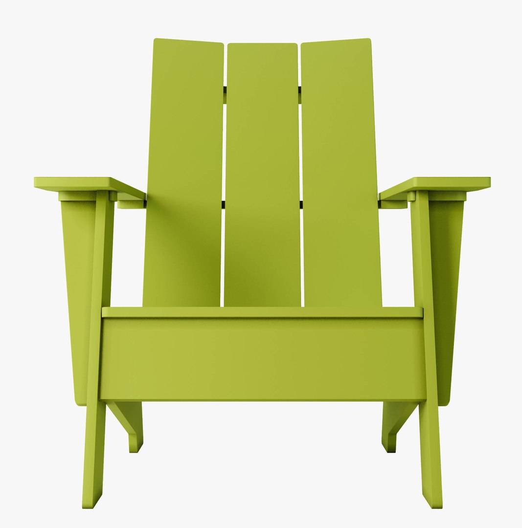 Loll Designs 3 Slat Adirondack Chair Model - TurboSquid 2009450