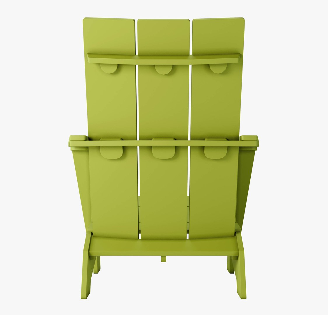 Loll Designs 3 Slat Adirondack Chair Model - TurboSquid 2009450