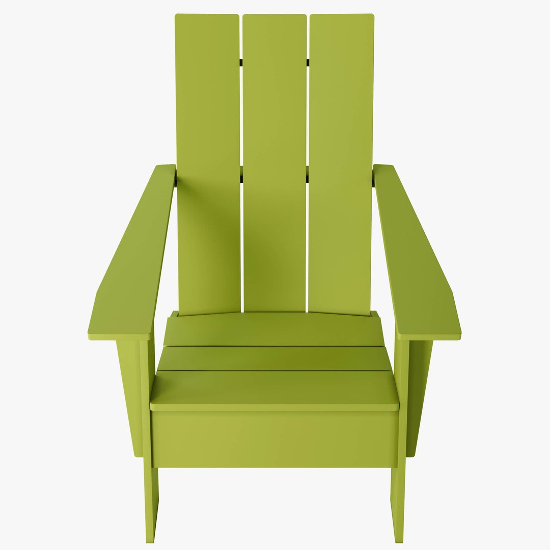 Loll Designs 3 Slat Adirondack Chair Model - TurboSquid 2009450