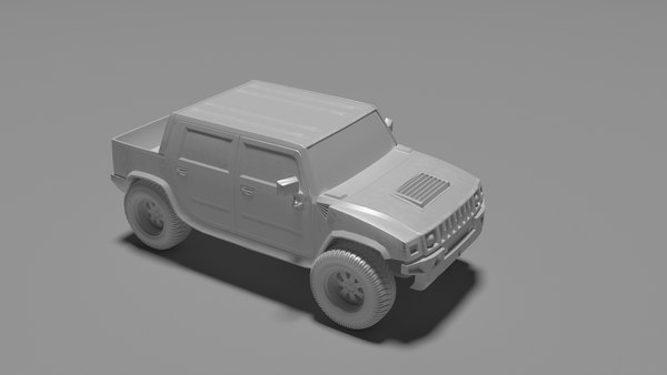 3D модель HUMMER CAR - TurboSquid 1812893