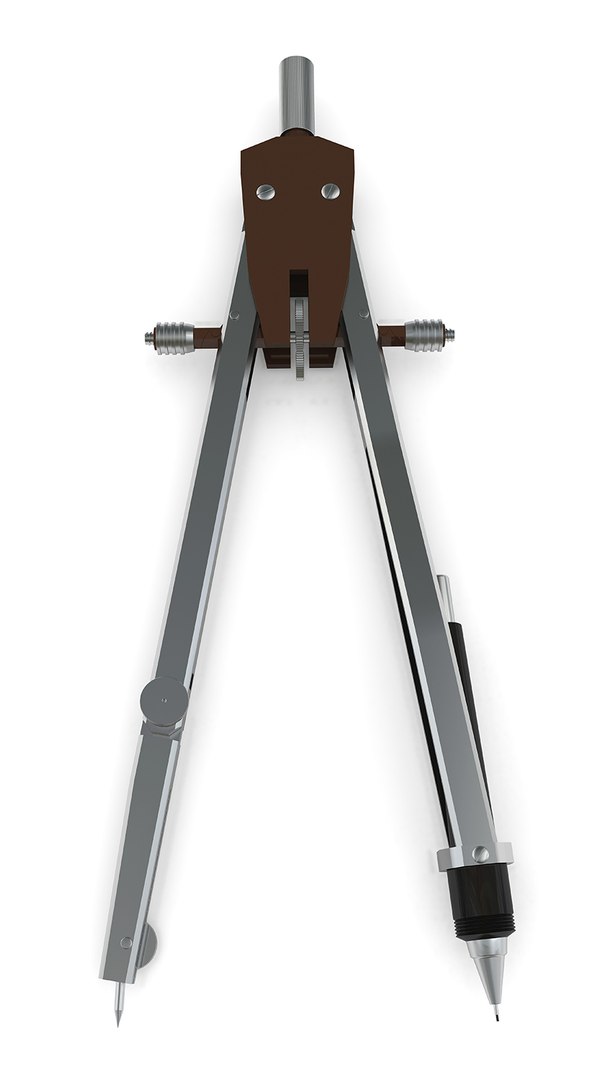 3d Engineering Compasses Model