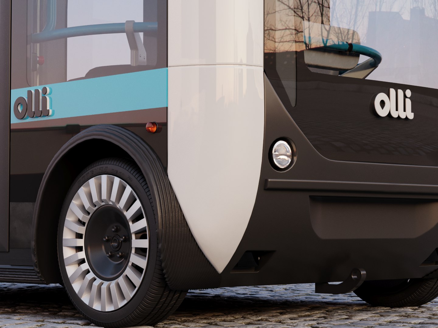 3D Self-driving Bus Olli Driverless - TurboSquid 1188895