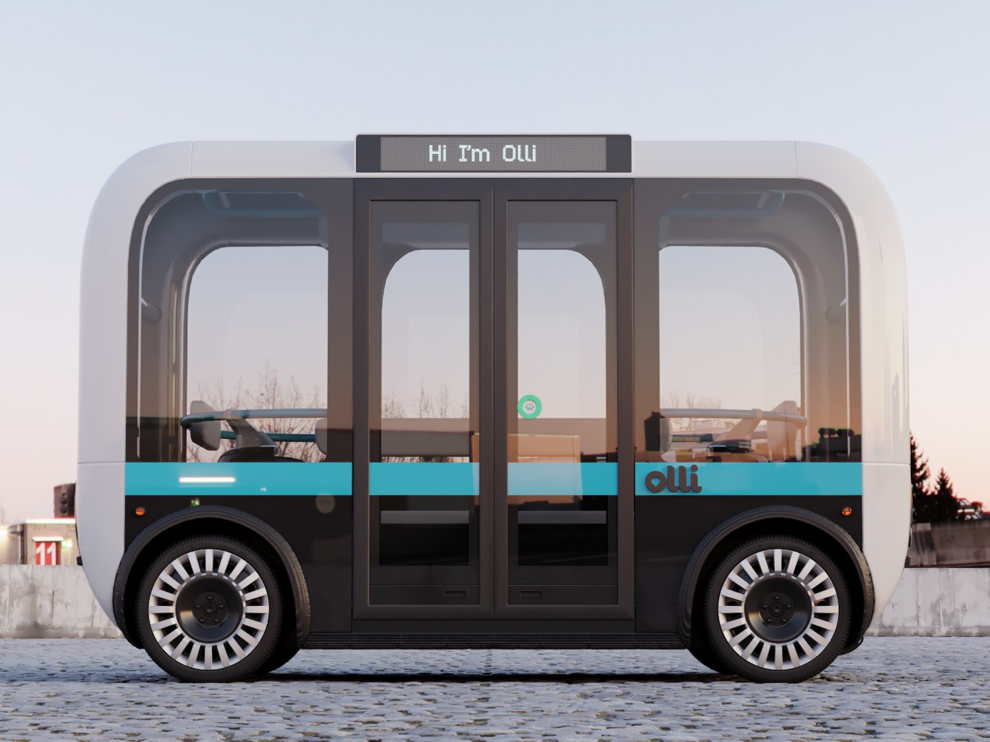 3D Self-driving Bus Olli Driverless - TurboSquid 1188895
