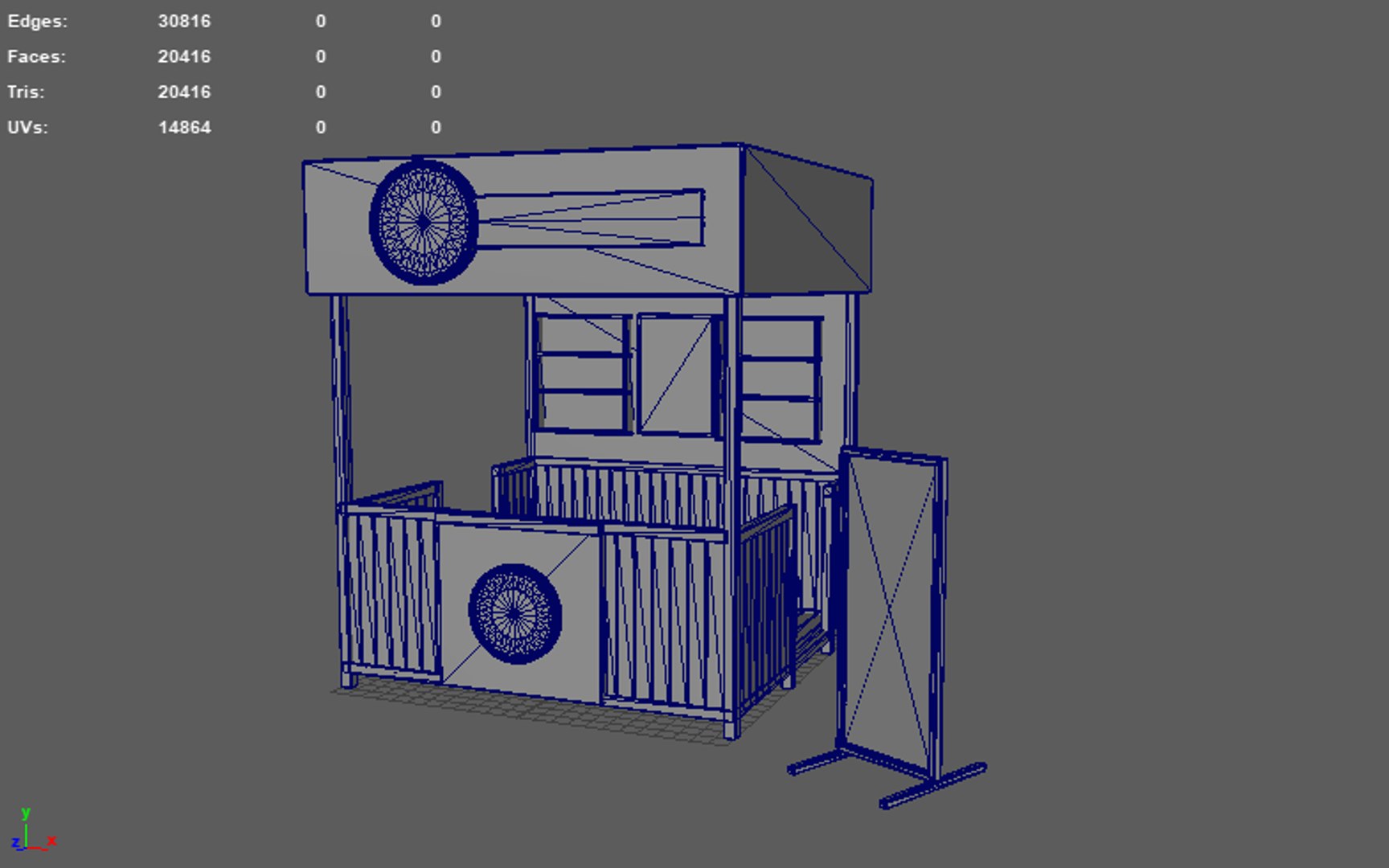 Street Food Cart 3D Model 3D Model - TurboSquid 2331557