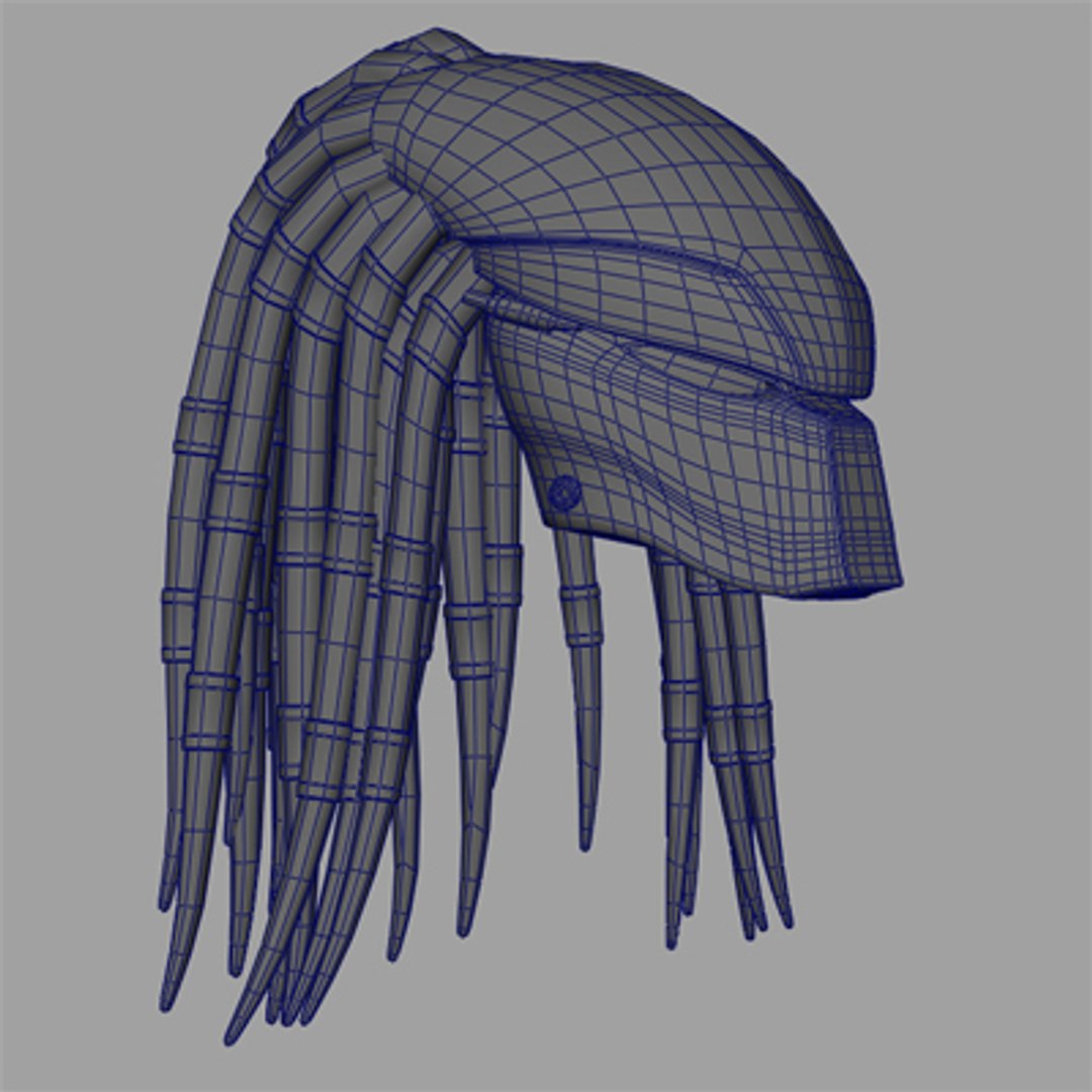 Predator Mask 3d Model