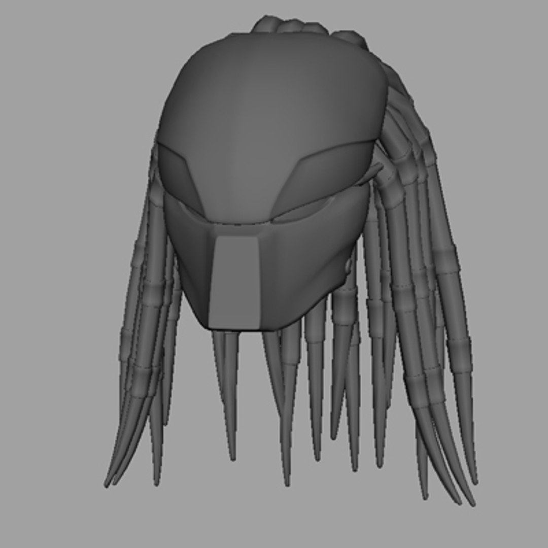 Predator Mask 3d Model
