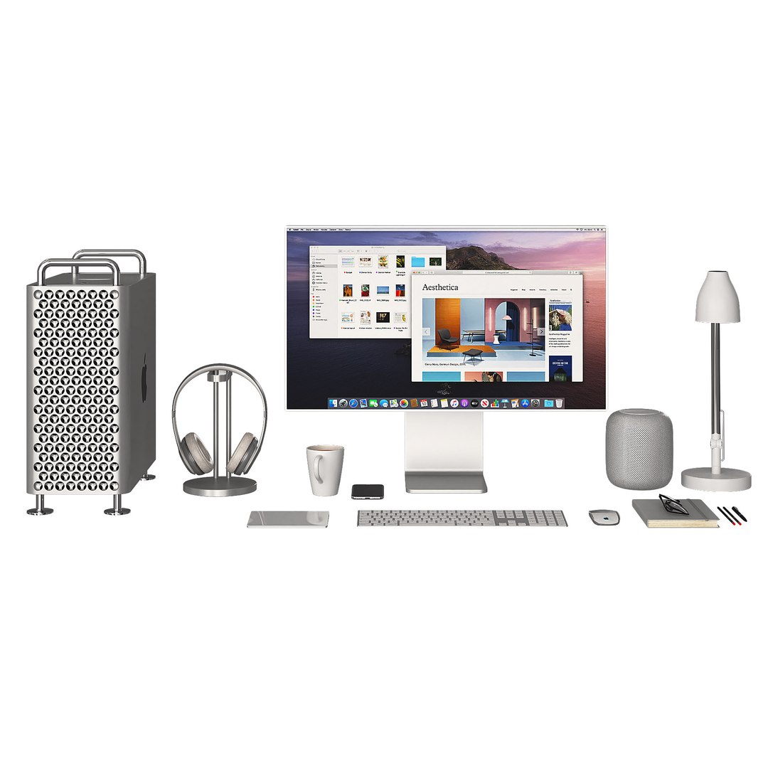 Apple Mac Pro 3D Model - TurboSquid 1511592