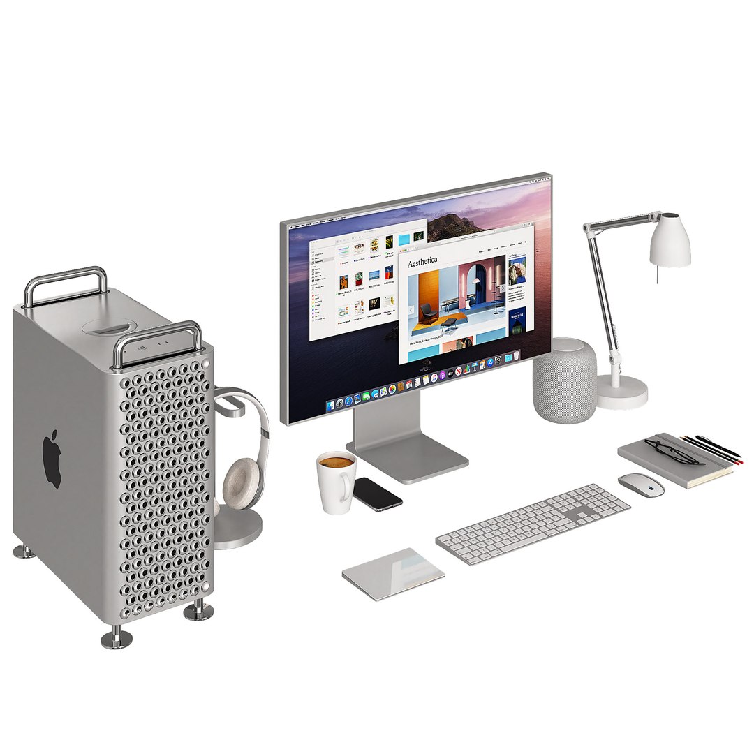 Apple Mac Pro 3D Model - TurboSquid 1511592