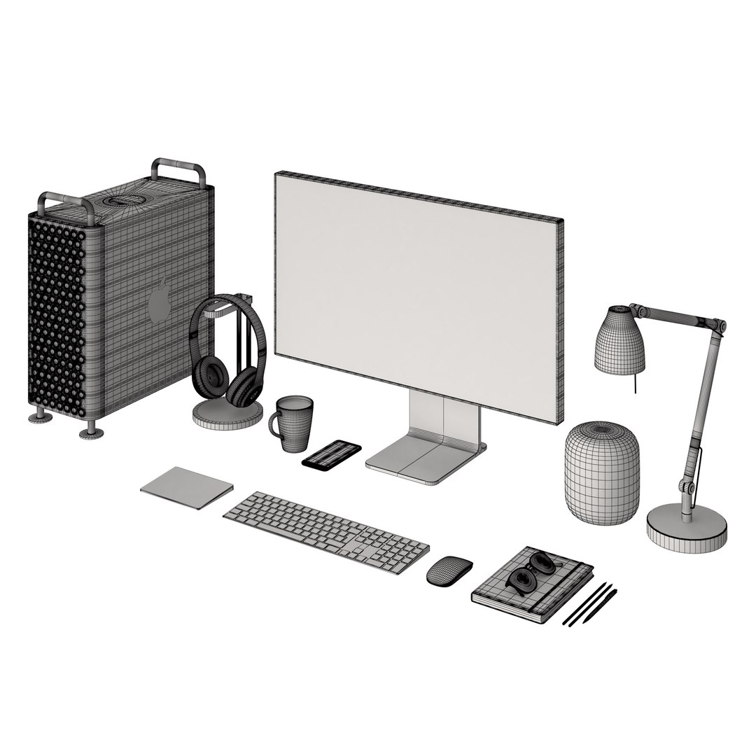 Apple Mac Pro 3D Model - TurboSquid 1511592