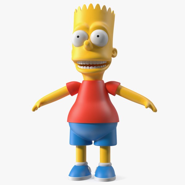 modelo 3d Bart Simpson Character A-pose - TurboSquid 1958188