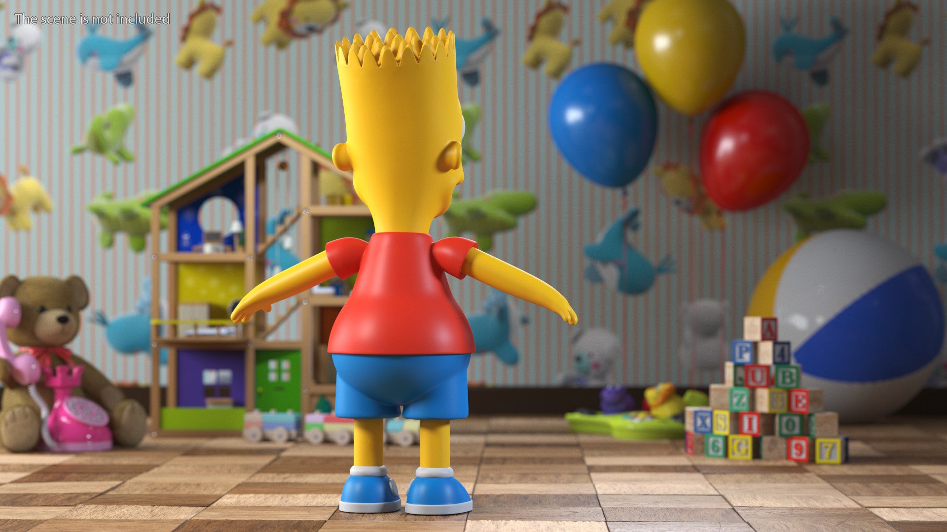 Bart Simpson Character A-pose 3D Model - TurboSquid 1958188