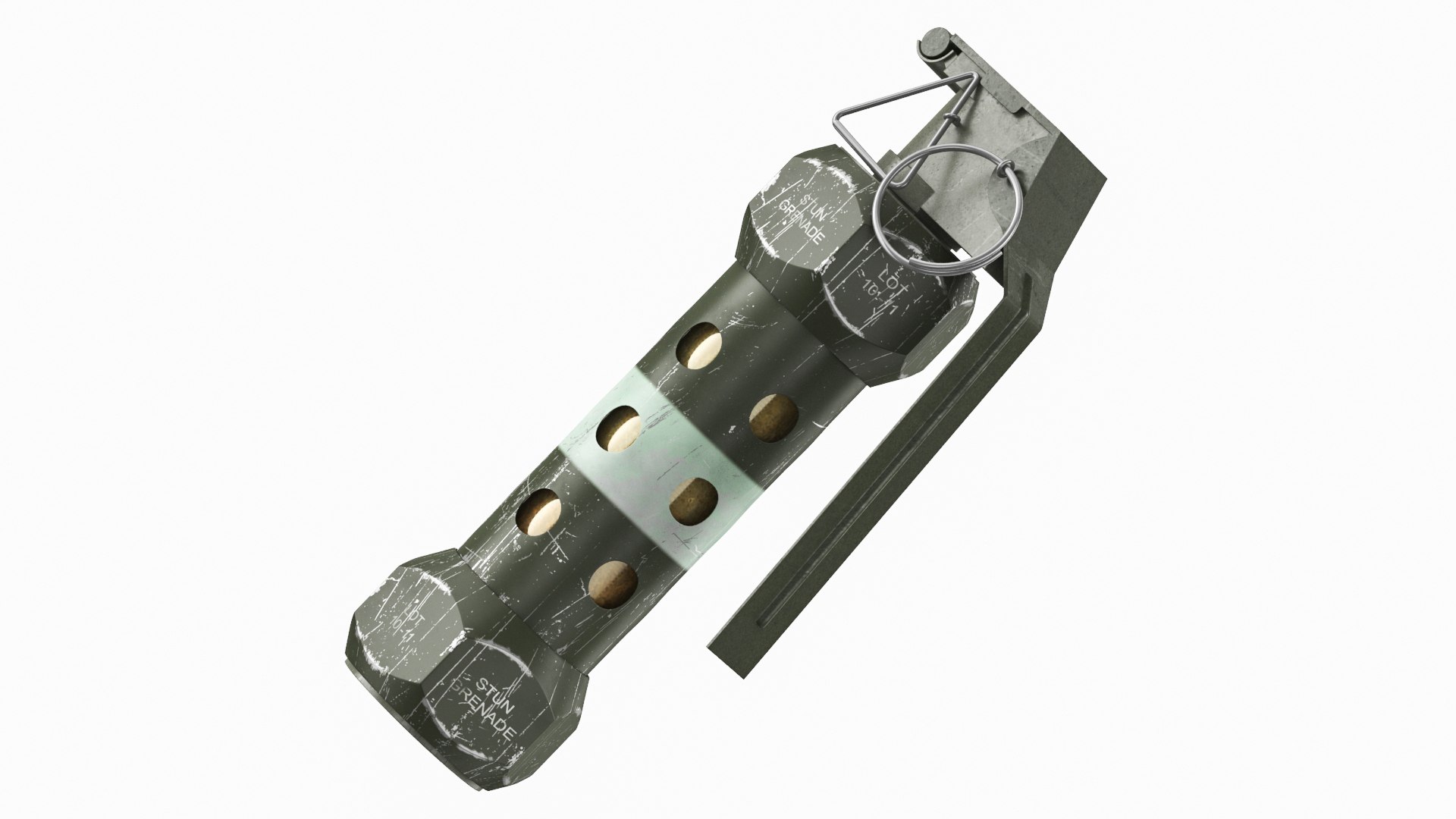 M84 Stun Grenade 01 Model - TurboSquid 2100098