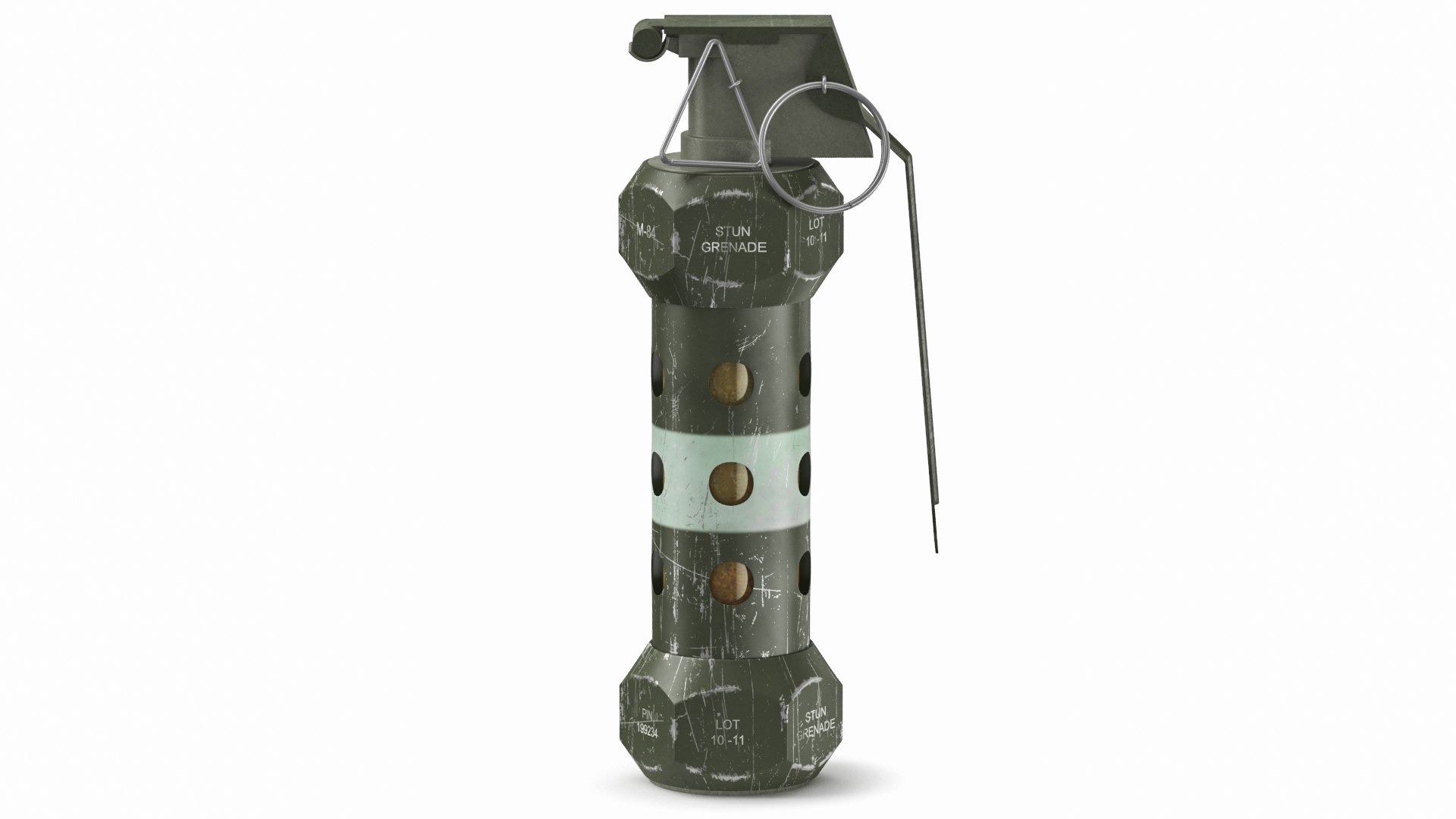 M84 Stun Grenade 01 Model - TurboSquid 2100098