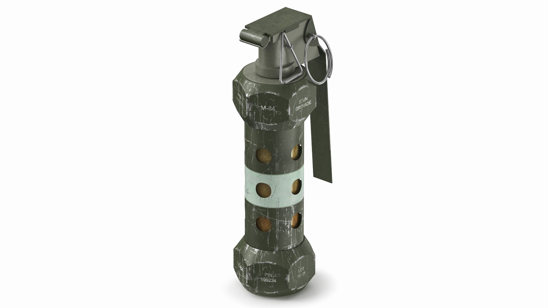 M84 Stun Grenade 01 Model - TurboSquid 2100098