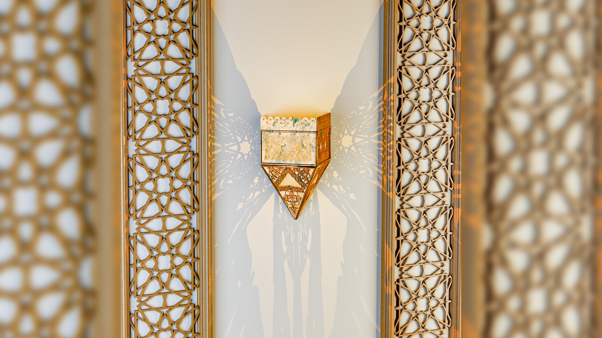 Morocan islamic wall light 3D - TurboSquid 2019967